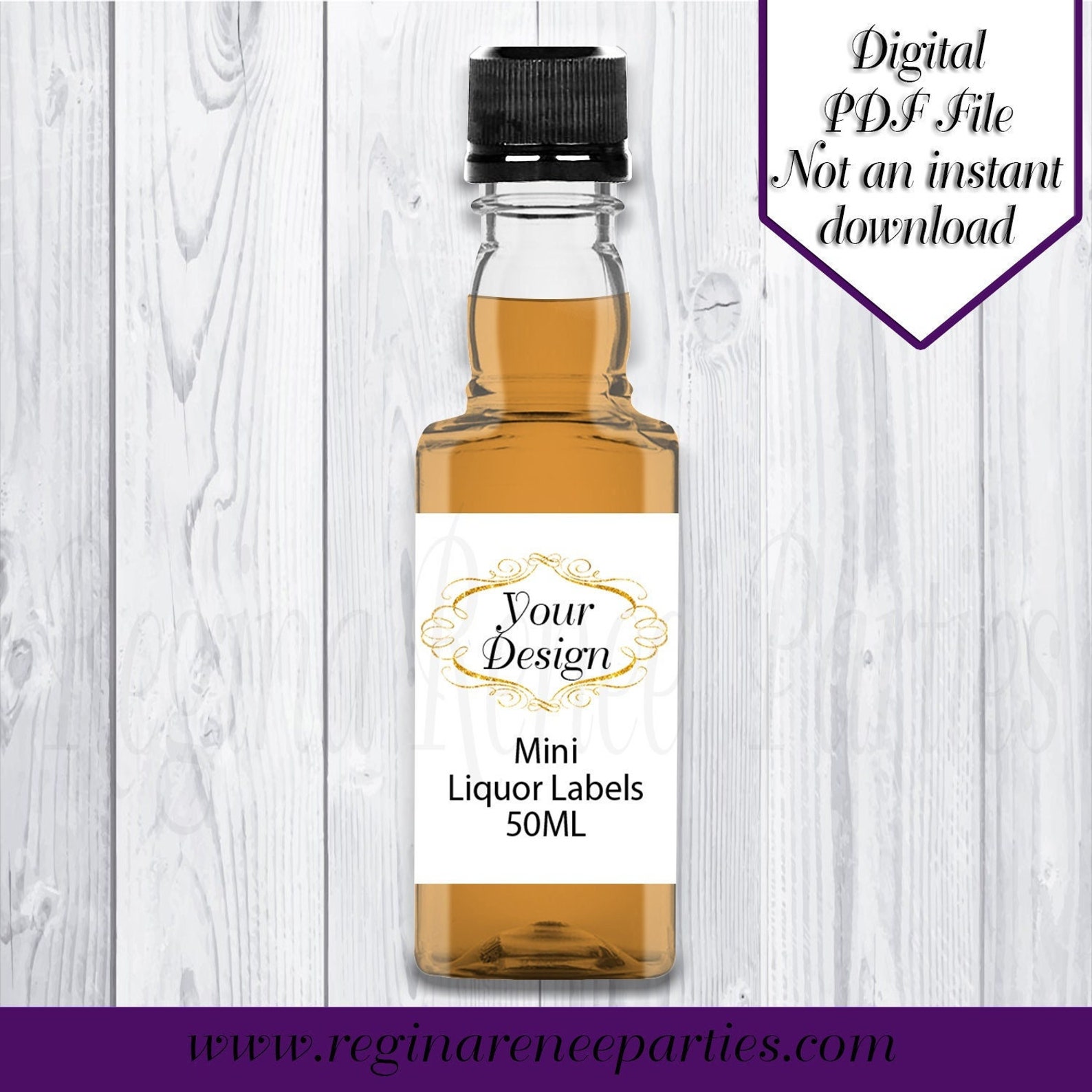 Mini Liquor Bottle Labels Liquor Labels Tequila Labels | Etsy