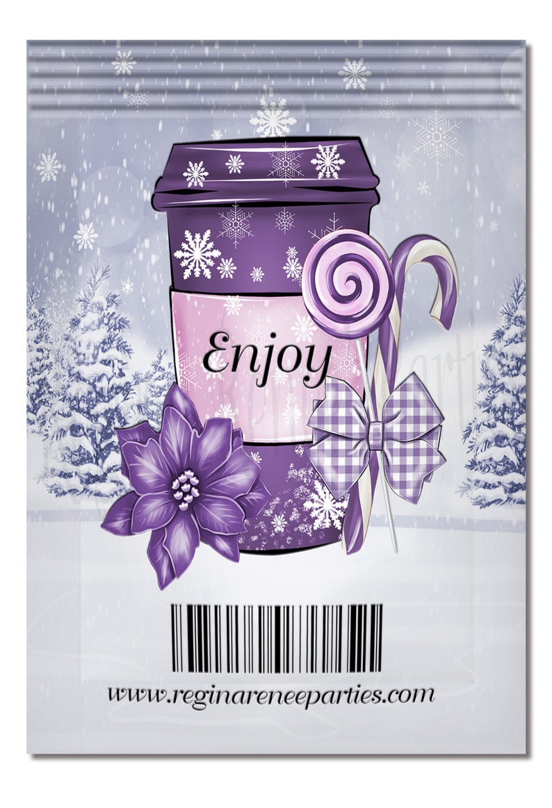 Ice Skating Theme Hot Cocoa Wrappers Hot Chocolate Favors - Etsy