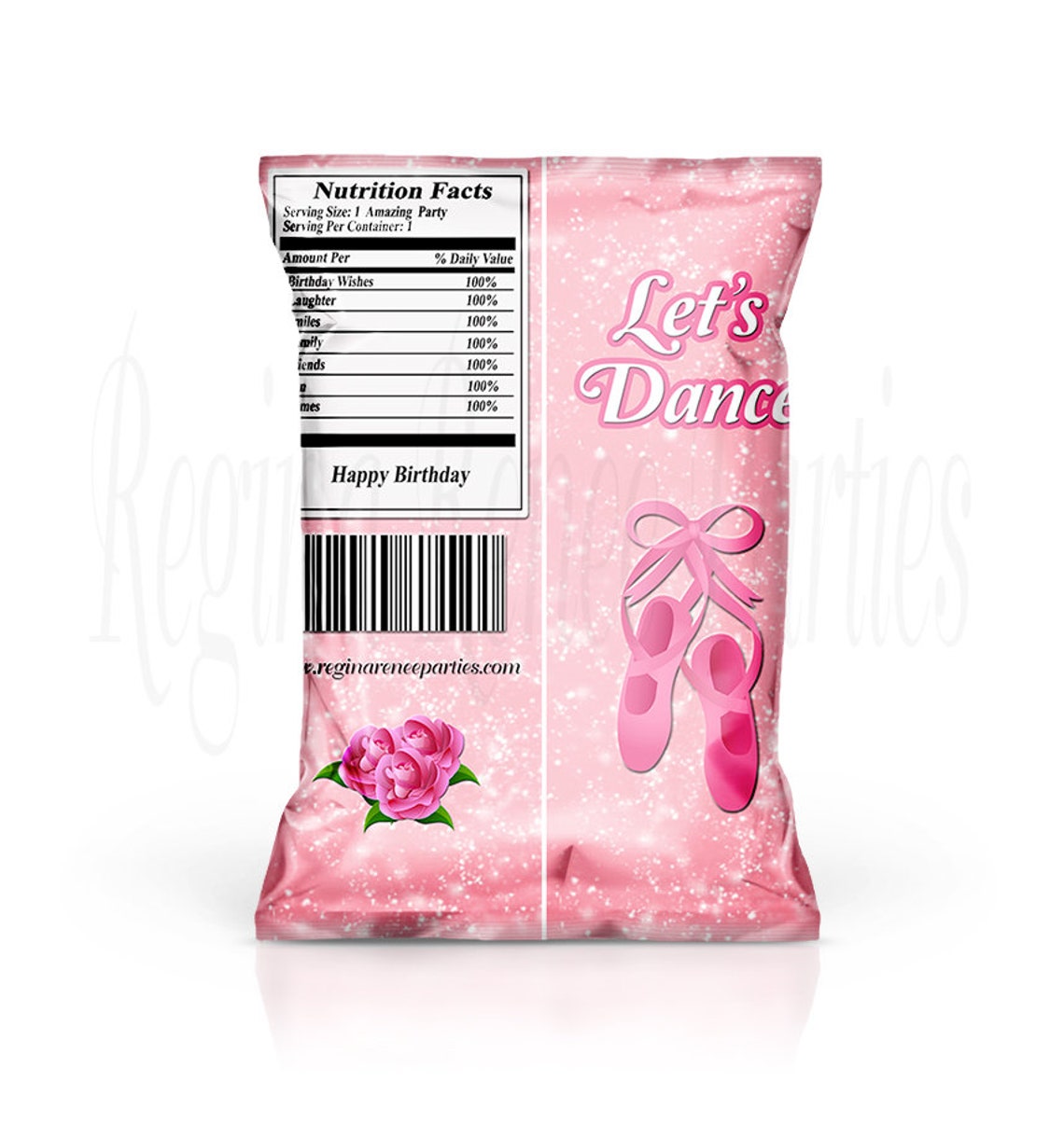 Ballerina Chip Bags Ballerina Birthday Party Ballerina - Etsy
