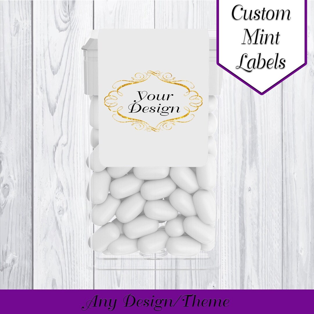 Mint Labels and Wrappers | Custom Mints | Wedding Favors | Party Favors ...