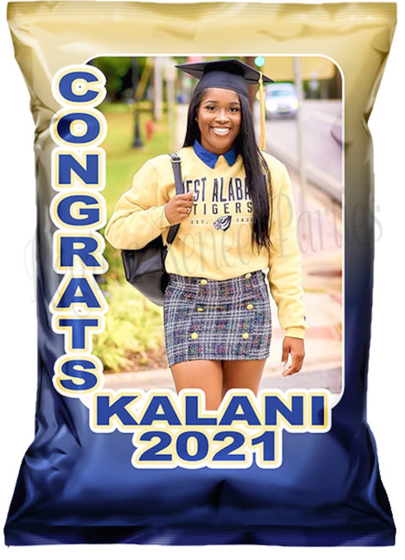 Congrats Graduation Theme Chip Bags | Graduation Chip Bag | Graduation ...