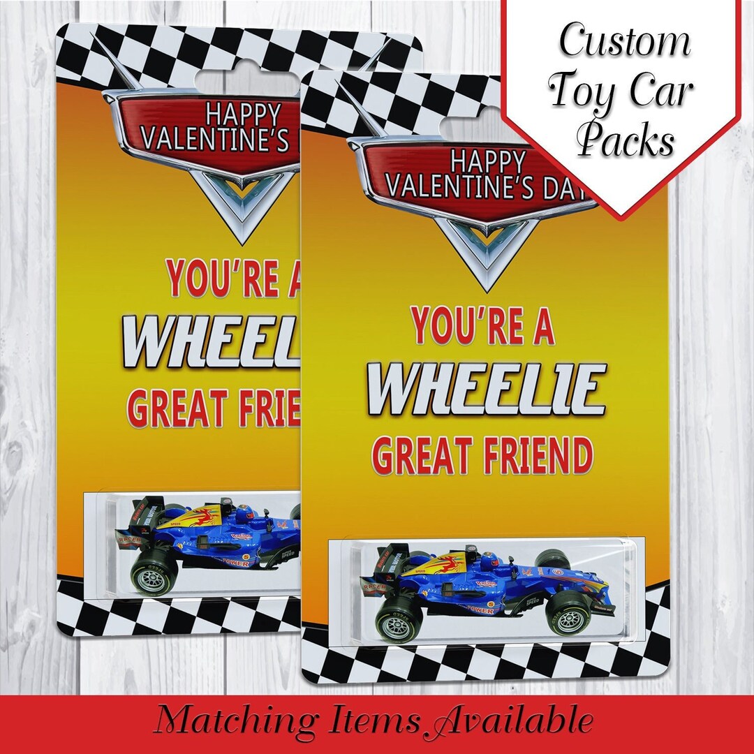 Valentine's Day Race Car Toy Packs | Happy Valentine's Day | Race Car ...
