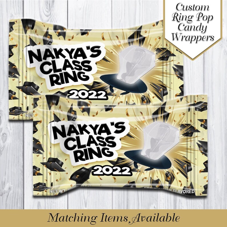 2026 Graduation Ring Candy | Graduation Party Favors | Class Ring ...