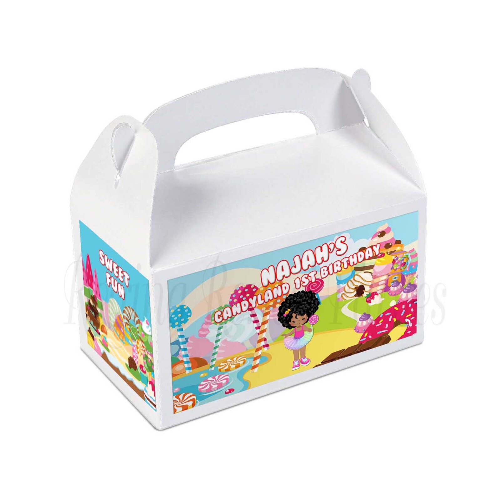 Candyland Theme Gable Boxes Candyland Party Candyland - Etsy