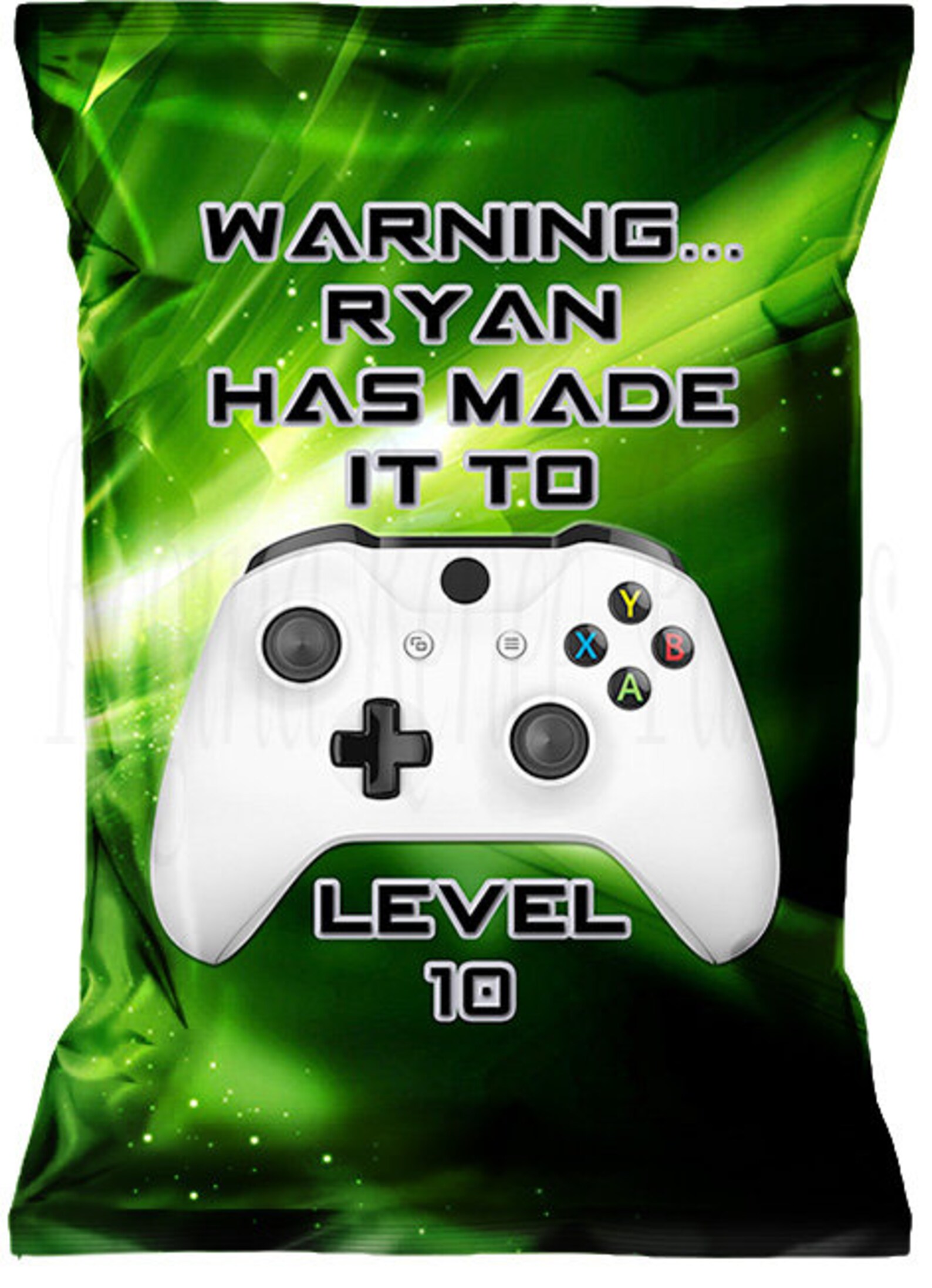 Video Game Chip Bags Video Game Treat Bags Video Game - Etsy