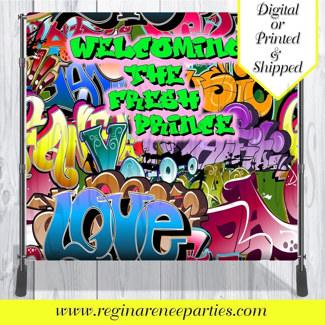 Fresh Prince Backdrop Fresh Princess Backdrop Graffiti - Etsy
