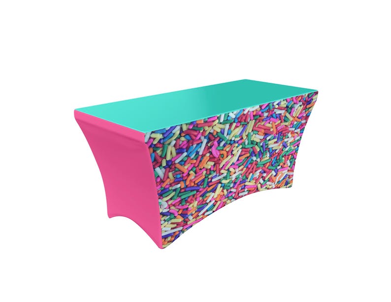 Spandex Table Cover Template & Mockup | Custom Table Covers | Table ...