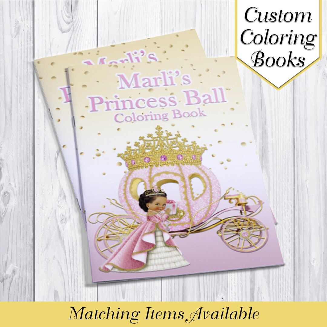 Princess Coloring Books | Princess Party | Princess Baby Shower | Royal ...