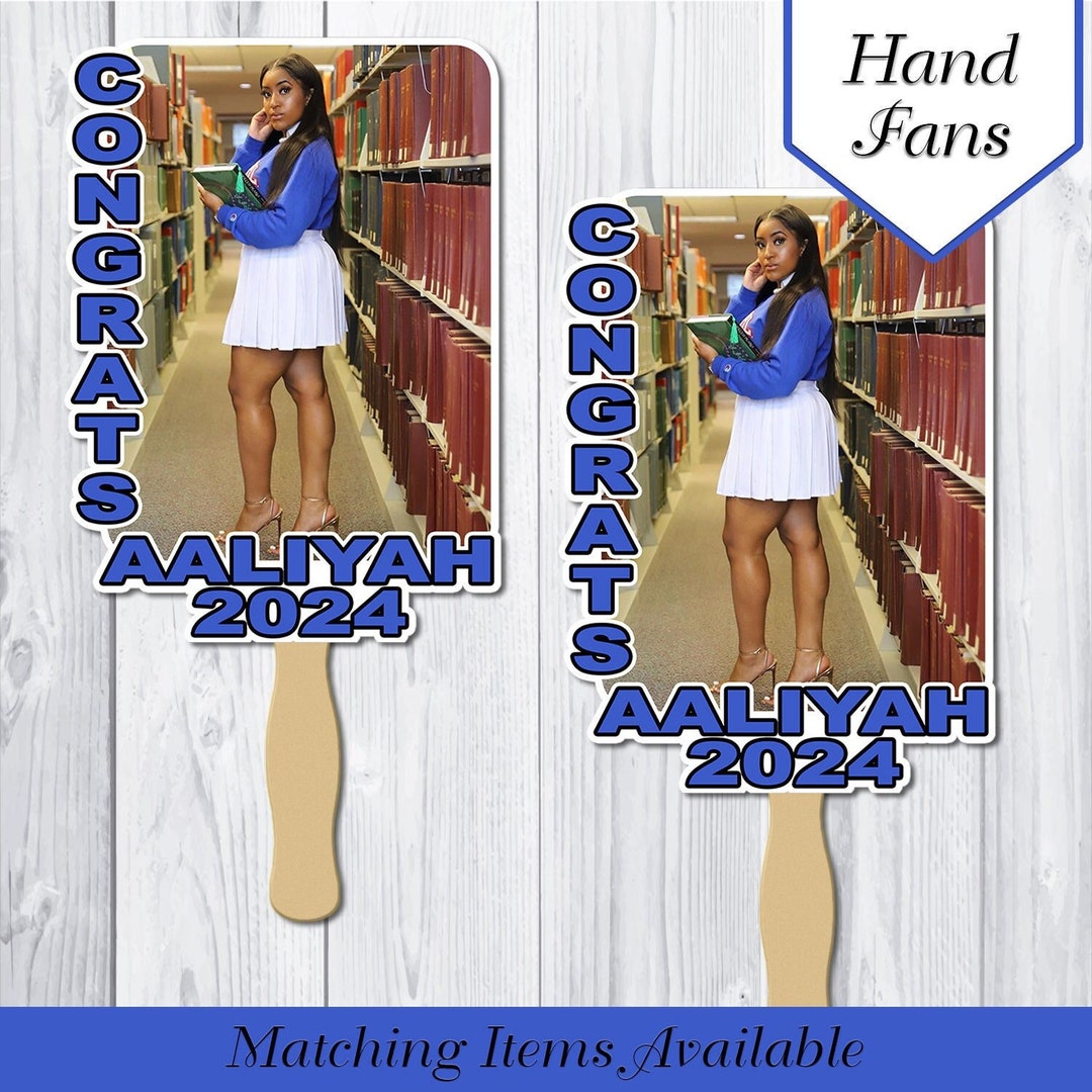 Graduation Hand Fans | Class of 2026 | Congrats | Custom Graduation ...