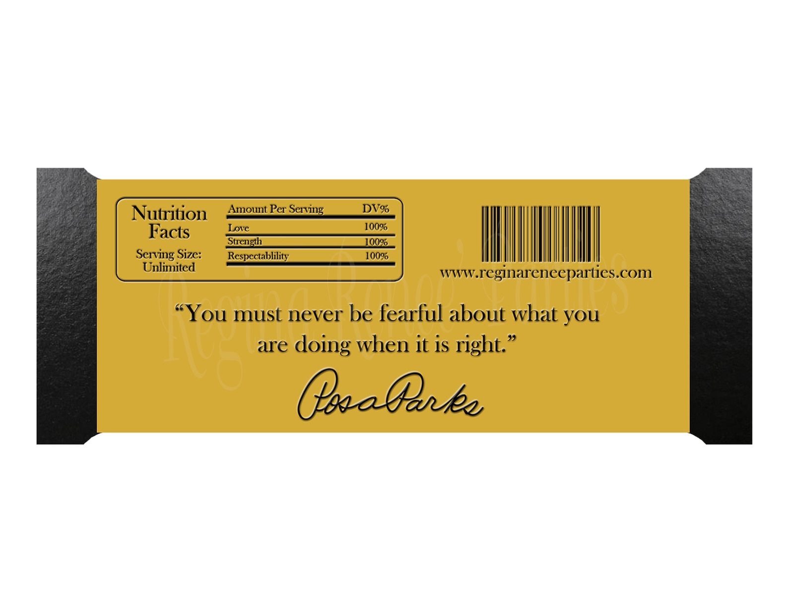 Black History Theme Candy Bar Wrappers | Famous African Americans ...