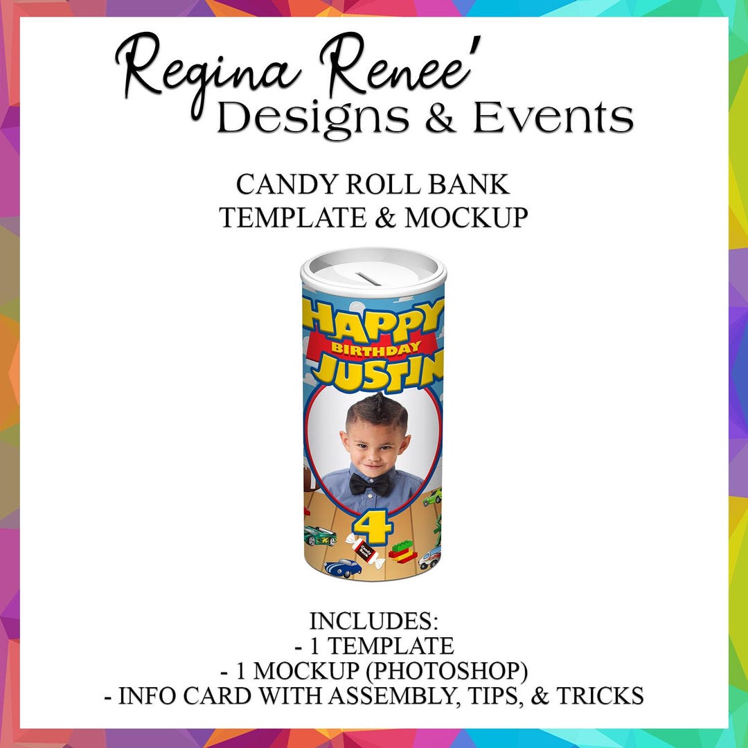 Candy Bank Template & Mockup | Candy Templates | Candy Mockups | Candy ...