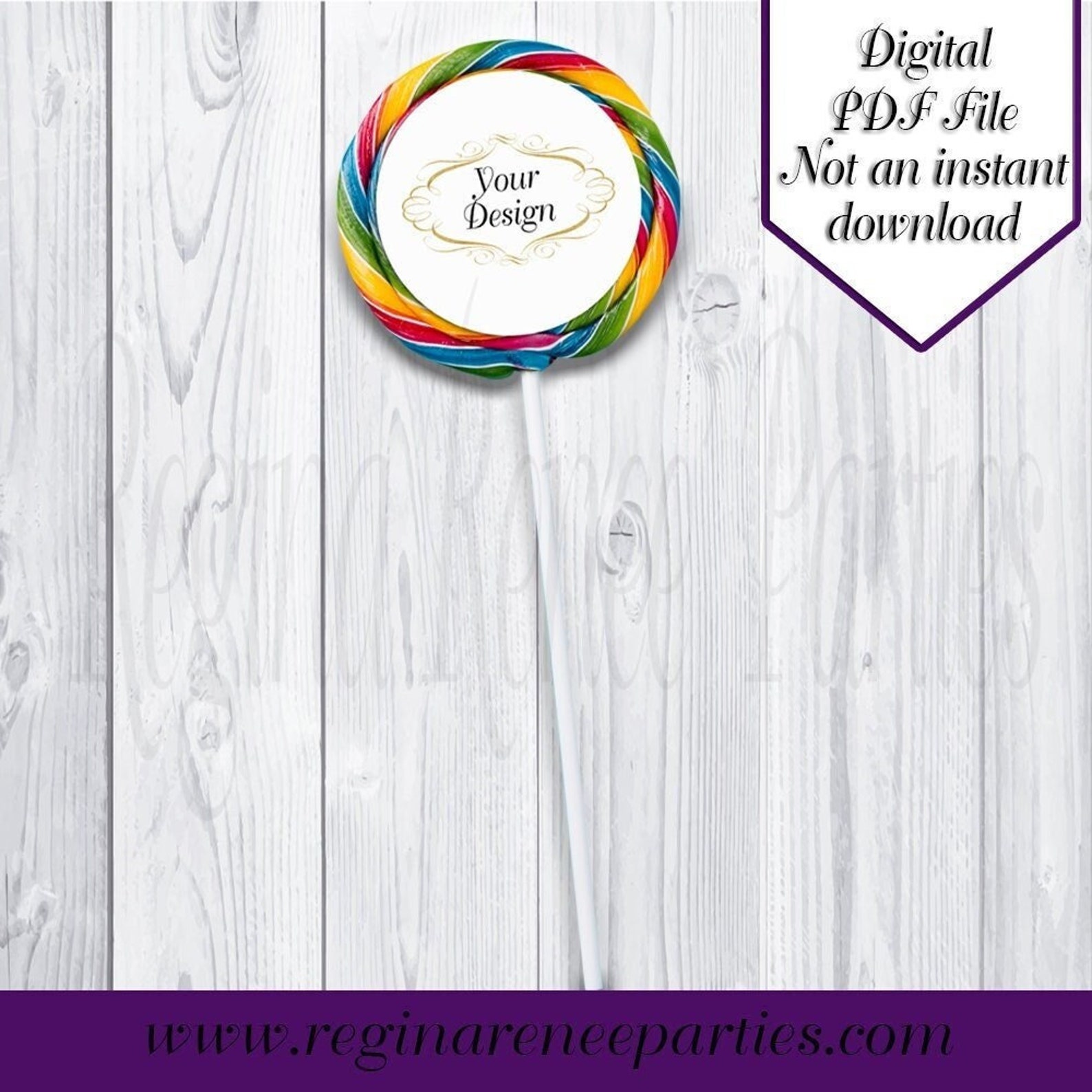 Lolllipop Labels & Sucker Covers Lollipops Suckers Party - Etsy