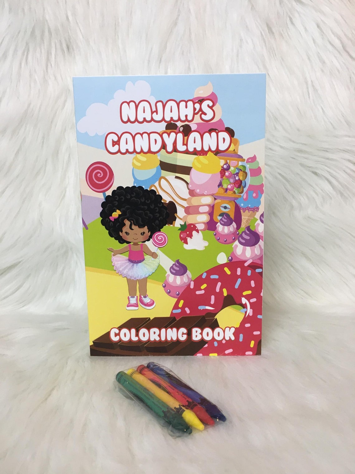 Candyland Theme Coloring Books Candyland Party Birthday | Etsy