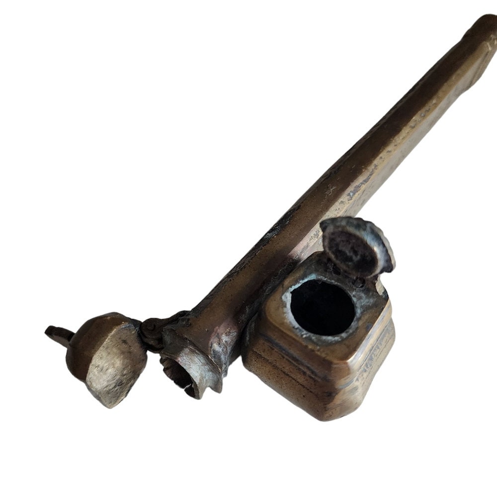 ANTIQUE Brass Middle Eastern Travelers Inkwell and Quill Case - Etsy