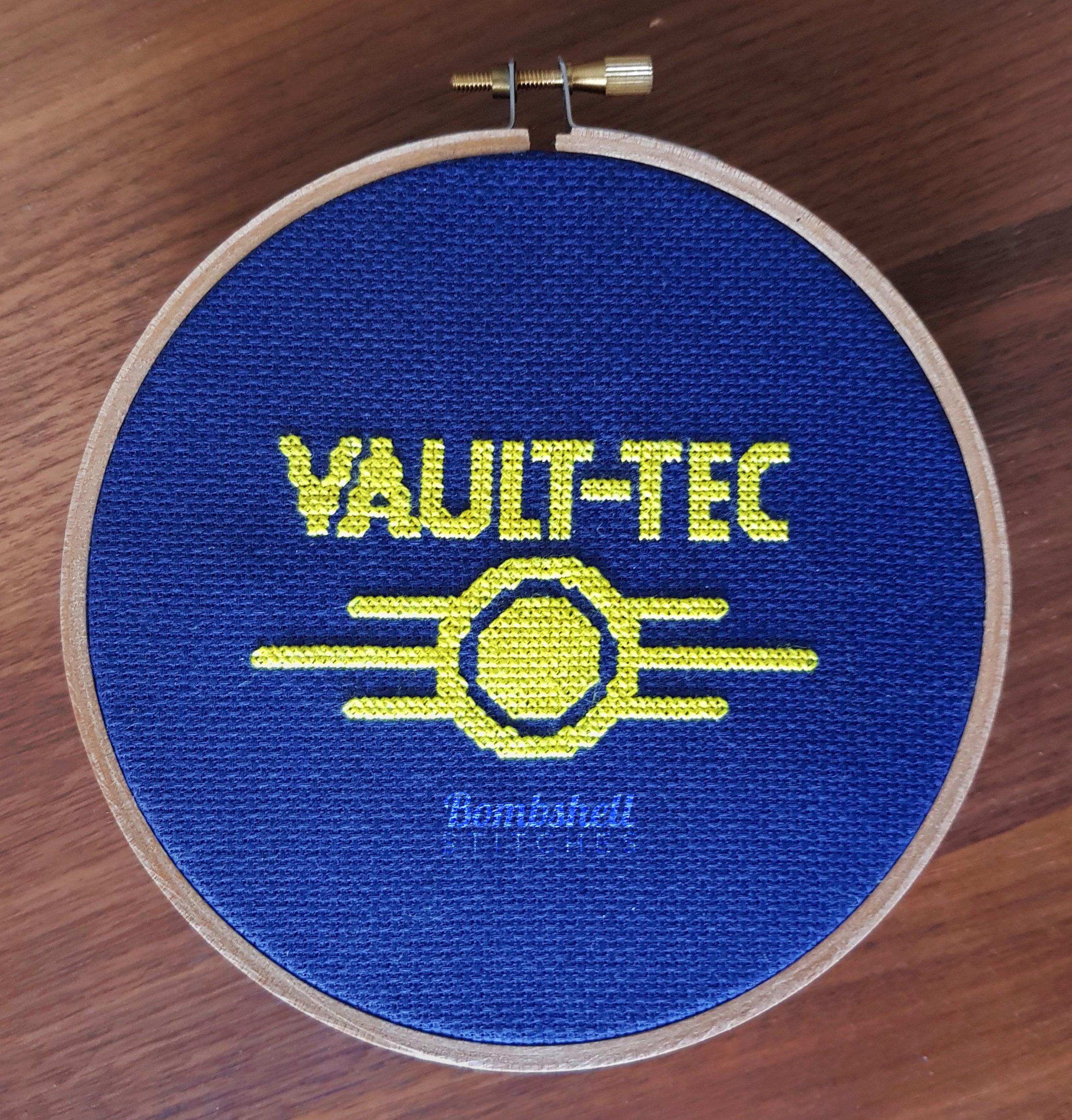 Vault-tec Fallout Cross Stitch Pattern PDF PATTERN ONLY - Etsy