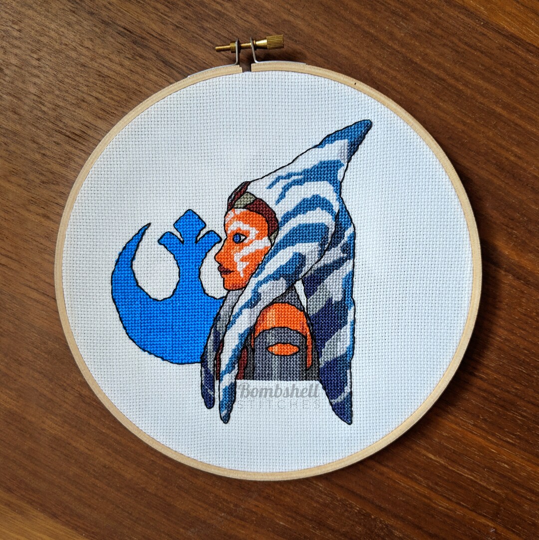 Ladies of the Rebellion - #1 Ahsoka - Cross Stitch Pattern -PDF PATTERN ONLY- - Etsy