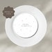 Pearl Embellished Wedding Dinner Menus, Round Shaped Menus, Printed ...