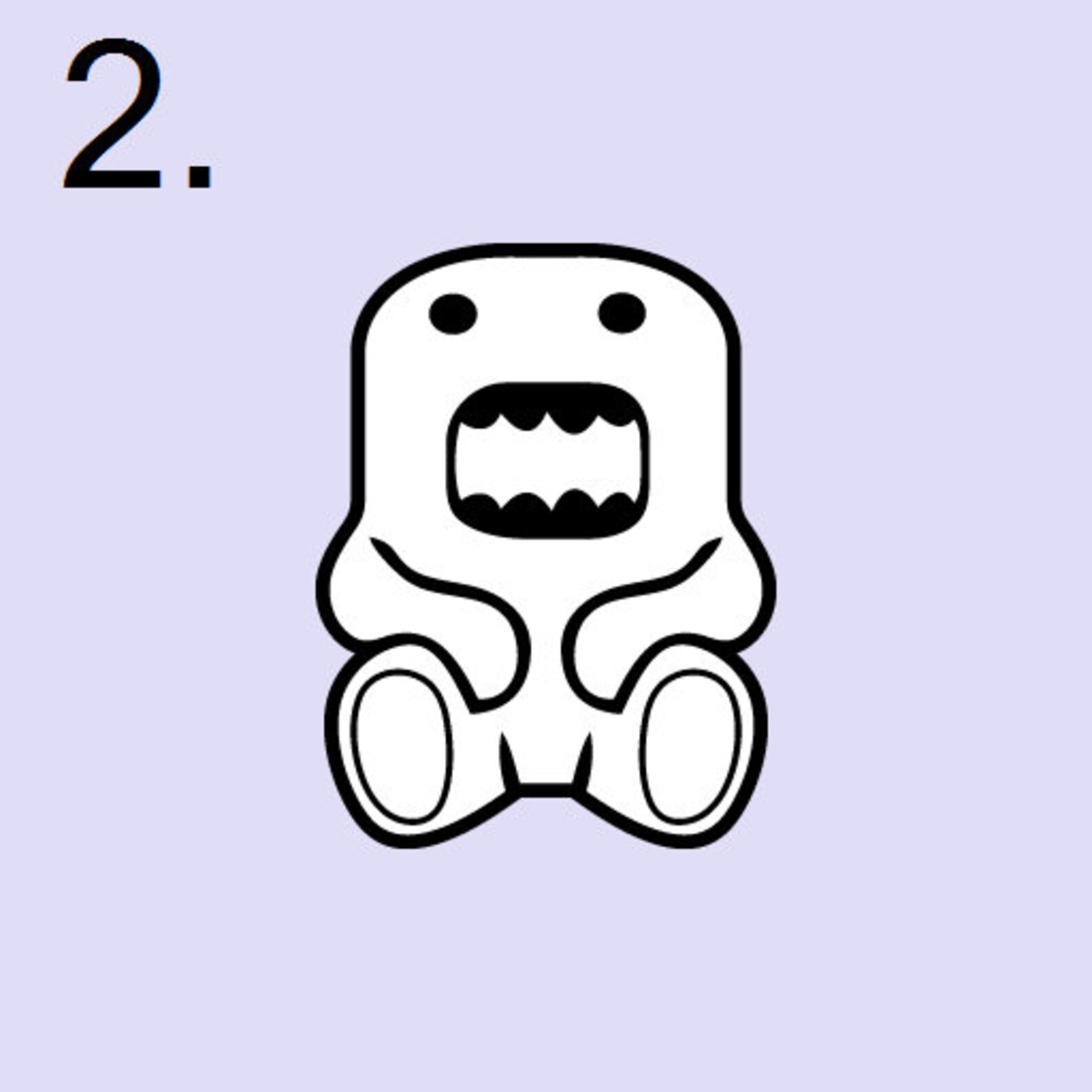 JDM Domo Series Decal Sticker - Etsy UK