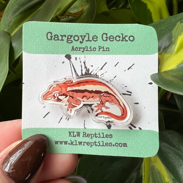 Gecko Pin - Etsy