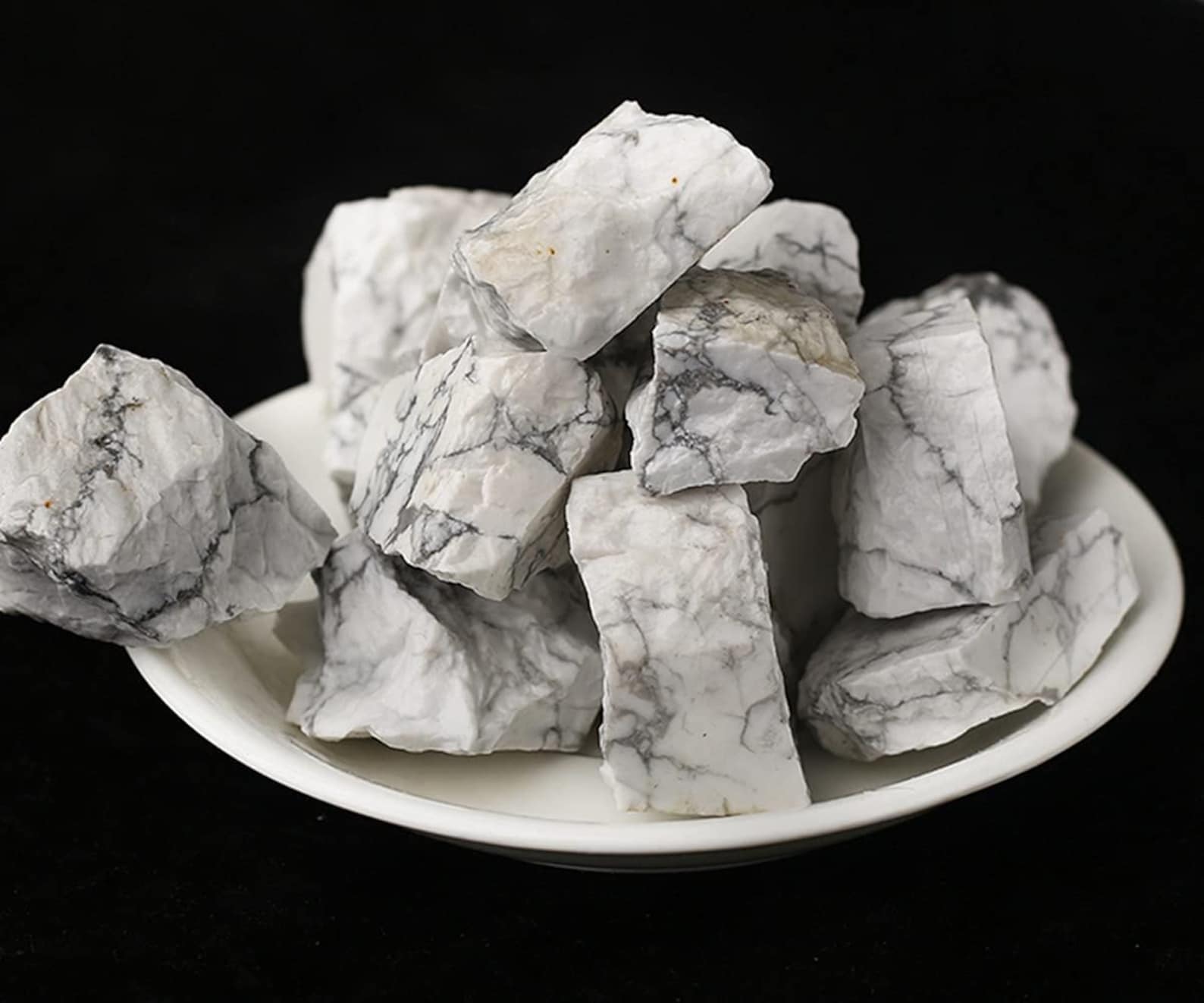 Rough Howlite Stone | Etsy