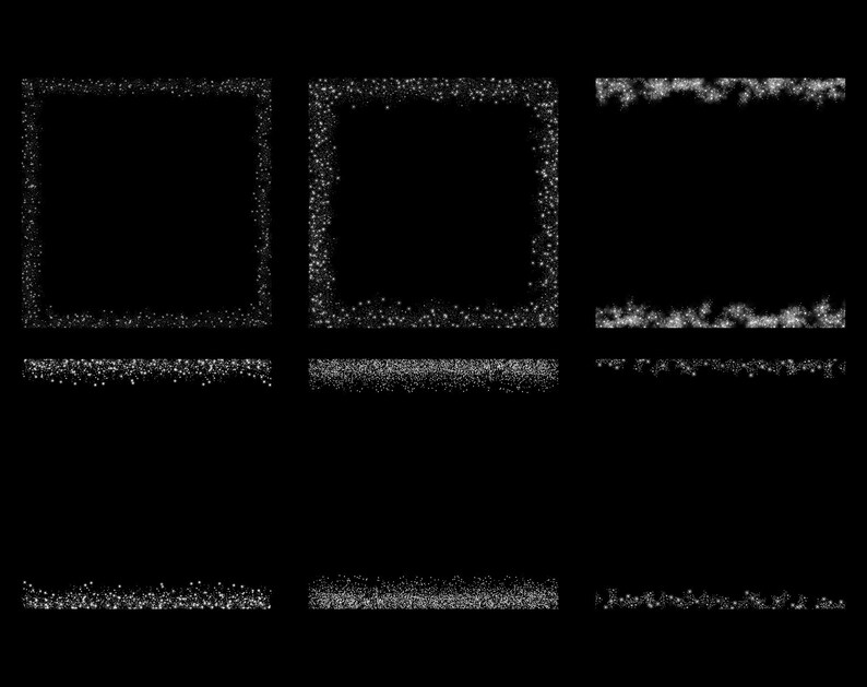 Sparkle Overlay Silver Glitter Overlays Christmas Overlay | Etsy