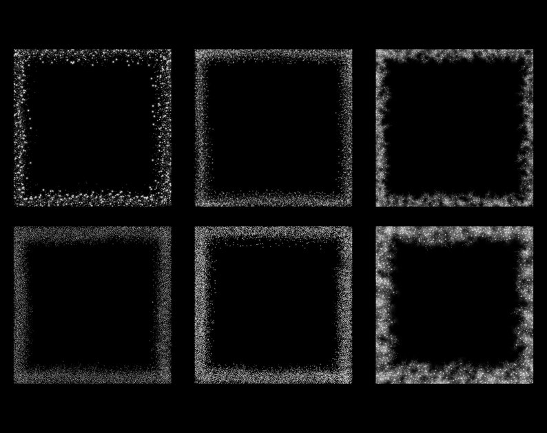 Sparkle Overlay Silver Glitter Overlays Christmas Overlay | Etsy