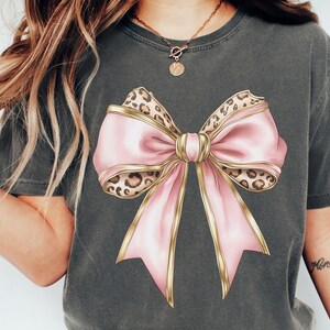 Pink Leopard Bow PNG, Leopard Bow Clipart, Girly Aesthetic, Pink Bow ...