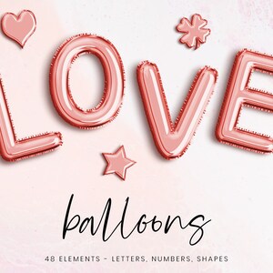 Red Balloon Letters Clip Art Foil Balloon Alphabet Cliparts Balloon ...