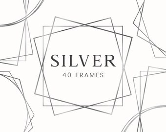 Silver Clip Art - Etsy
