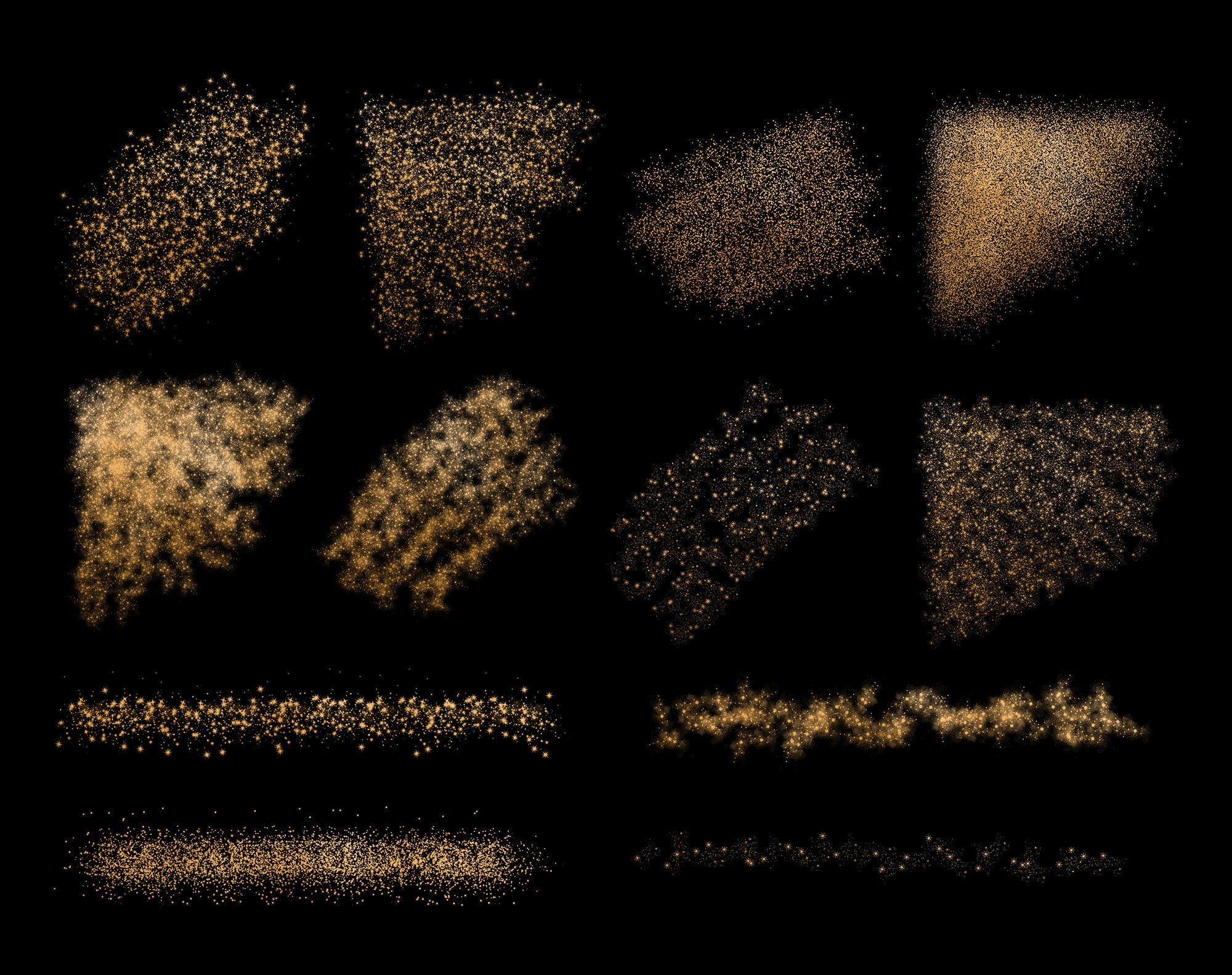 Gold sparkle overlay Christmas overlay Glitter overlays | Etsy