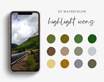 Earth Tones Icons - Etsy