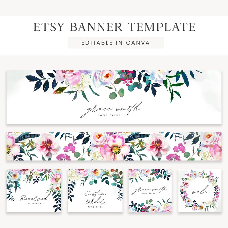 Spring Banner - Etsy