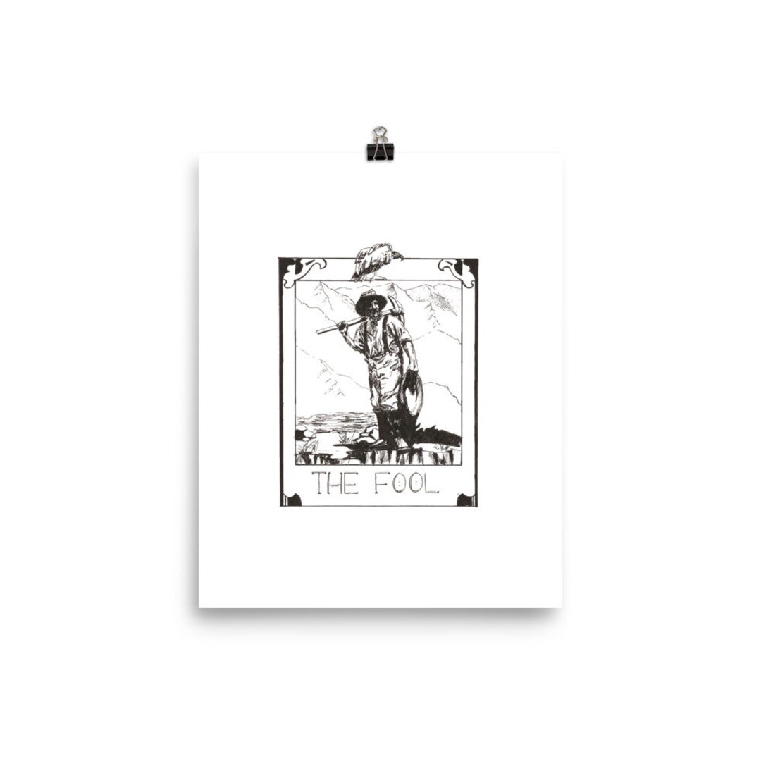 The Fool Poster - Etsy