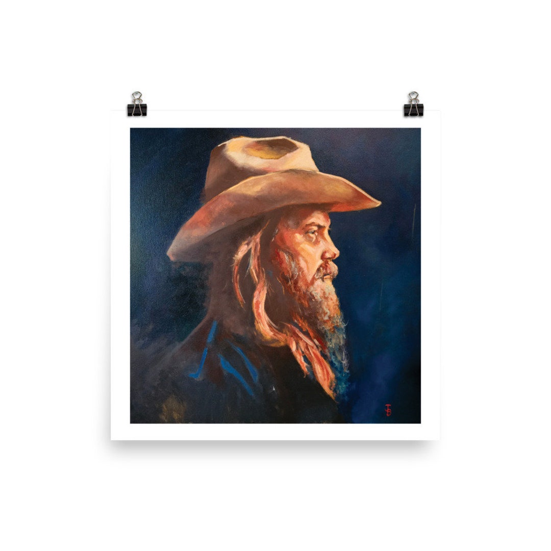 Chris Stapleton (painting) Poster - Etsy
