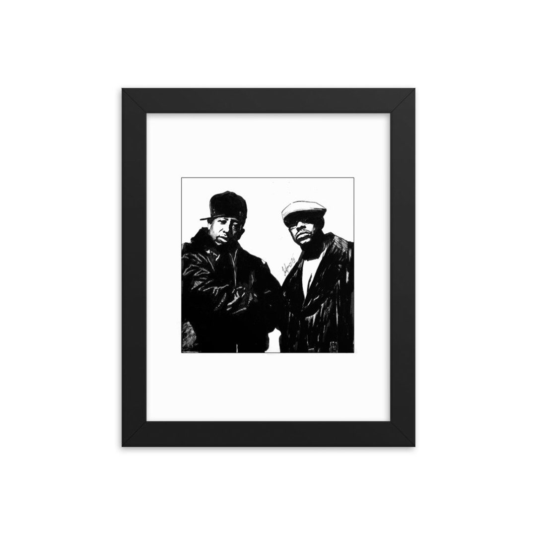 Gang Starr Framed Poster - Etsy