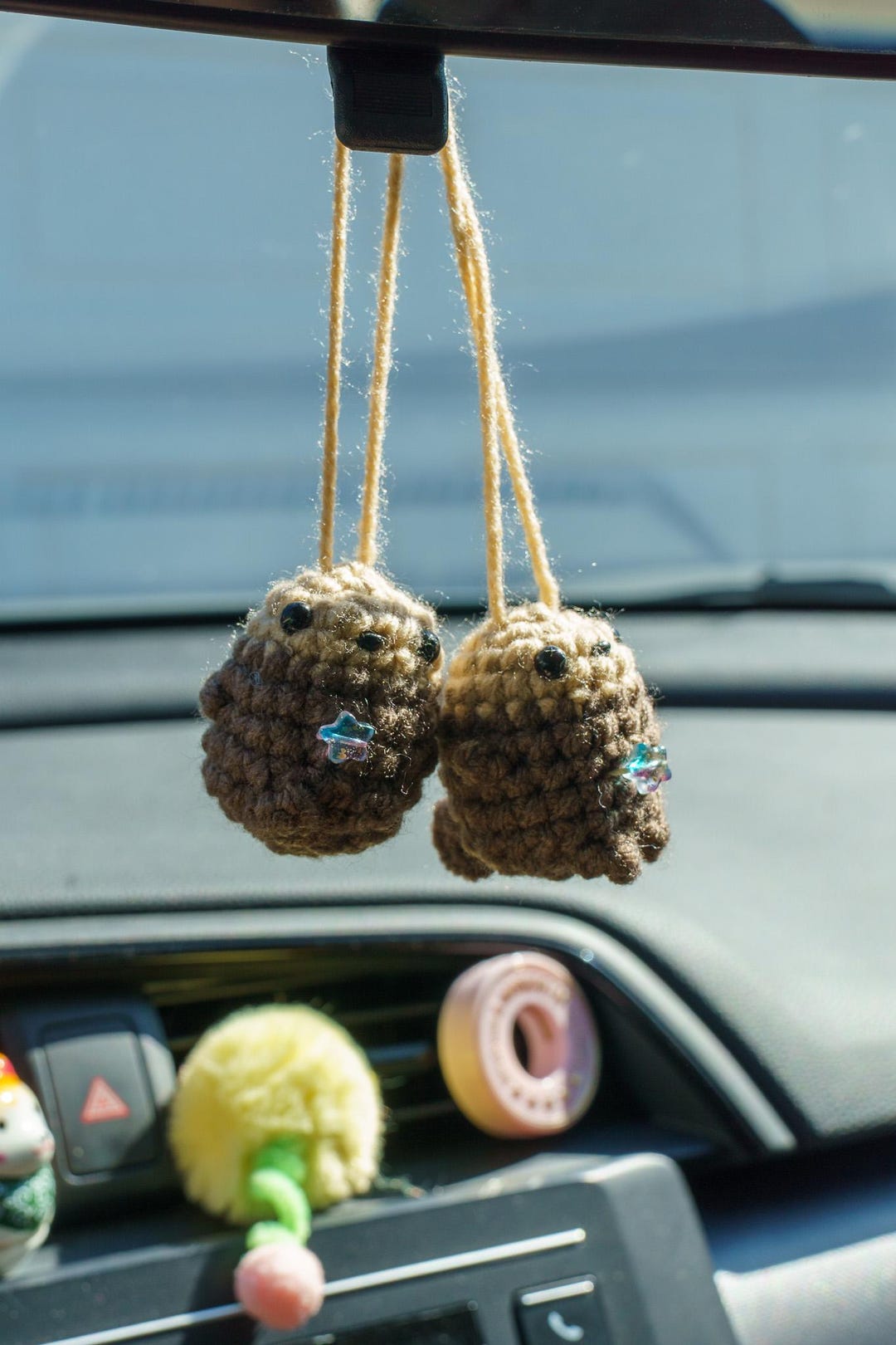 Otter Car Plushie Hanging Lanyard Car Hanging Accessory Ornament - Etsy