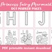 Princess Coloring Pages, Dot Marker Coloring Pages, Children Coloring ...