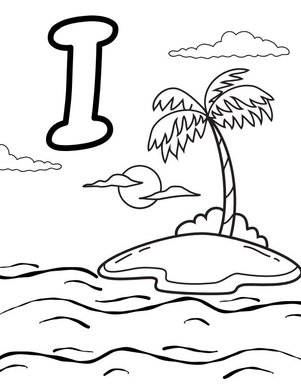 Ocean-abc's-printable-coloring Pages - Etsy