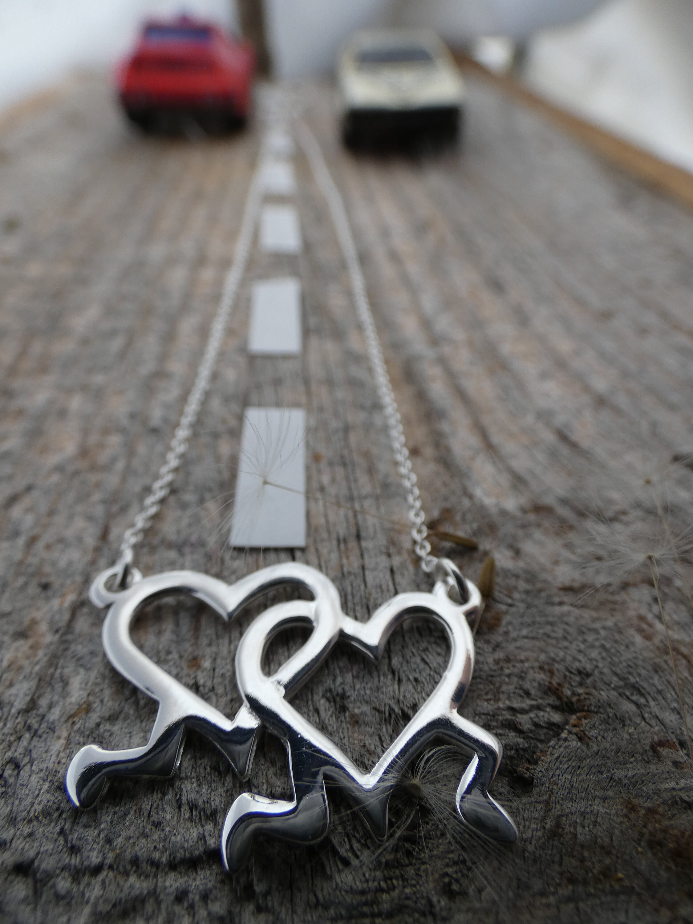 Two Silver Hearts
