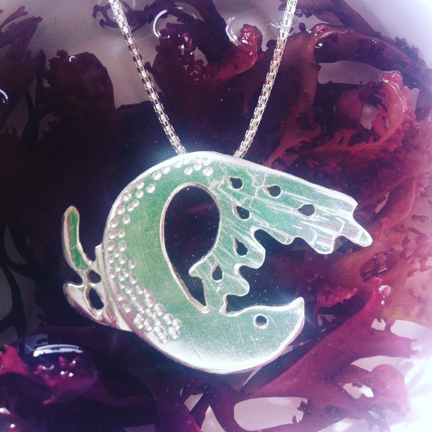 Silver Selkie Pendant, Seal Pendant, Spirit Animal Pendant, Celtic ...