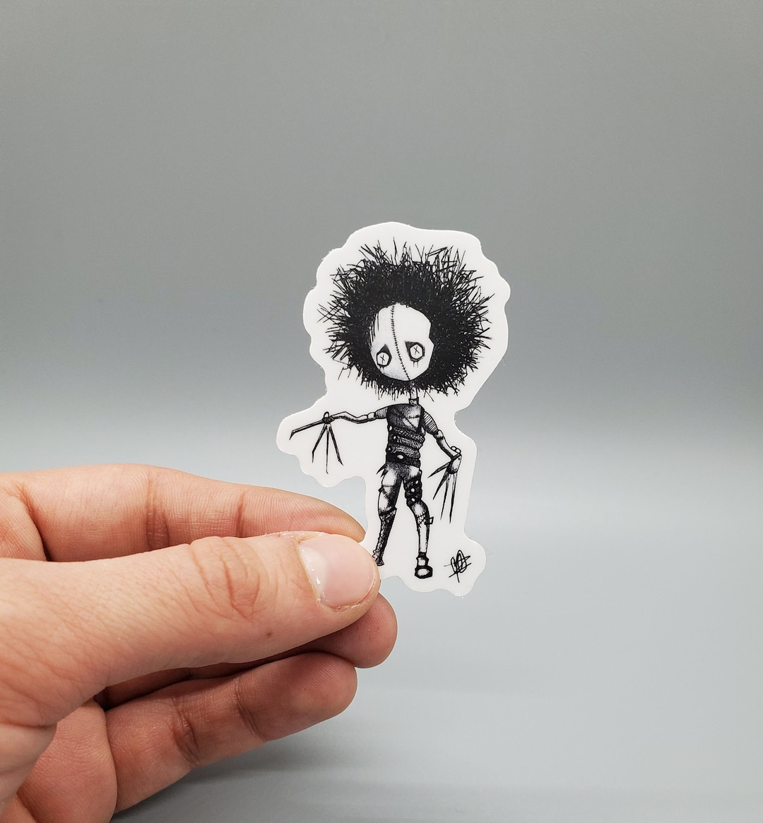 Edward Scissor Hands Sticker - Stickers, Vinyl Stickers, Laptop ...
