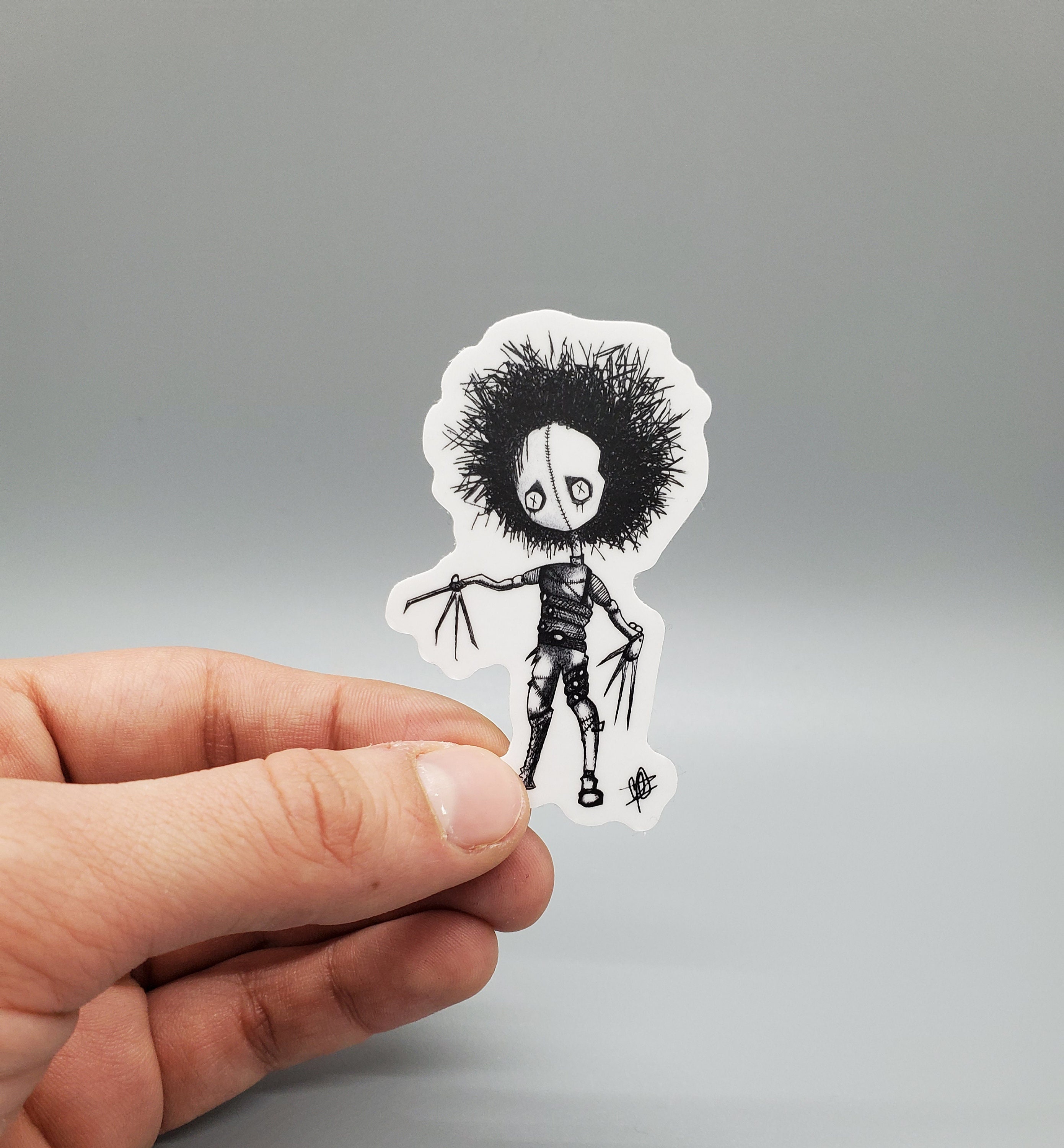 Edward Scissor Hands Sticker Stickers Vinyl Stickers - Etsy