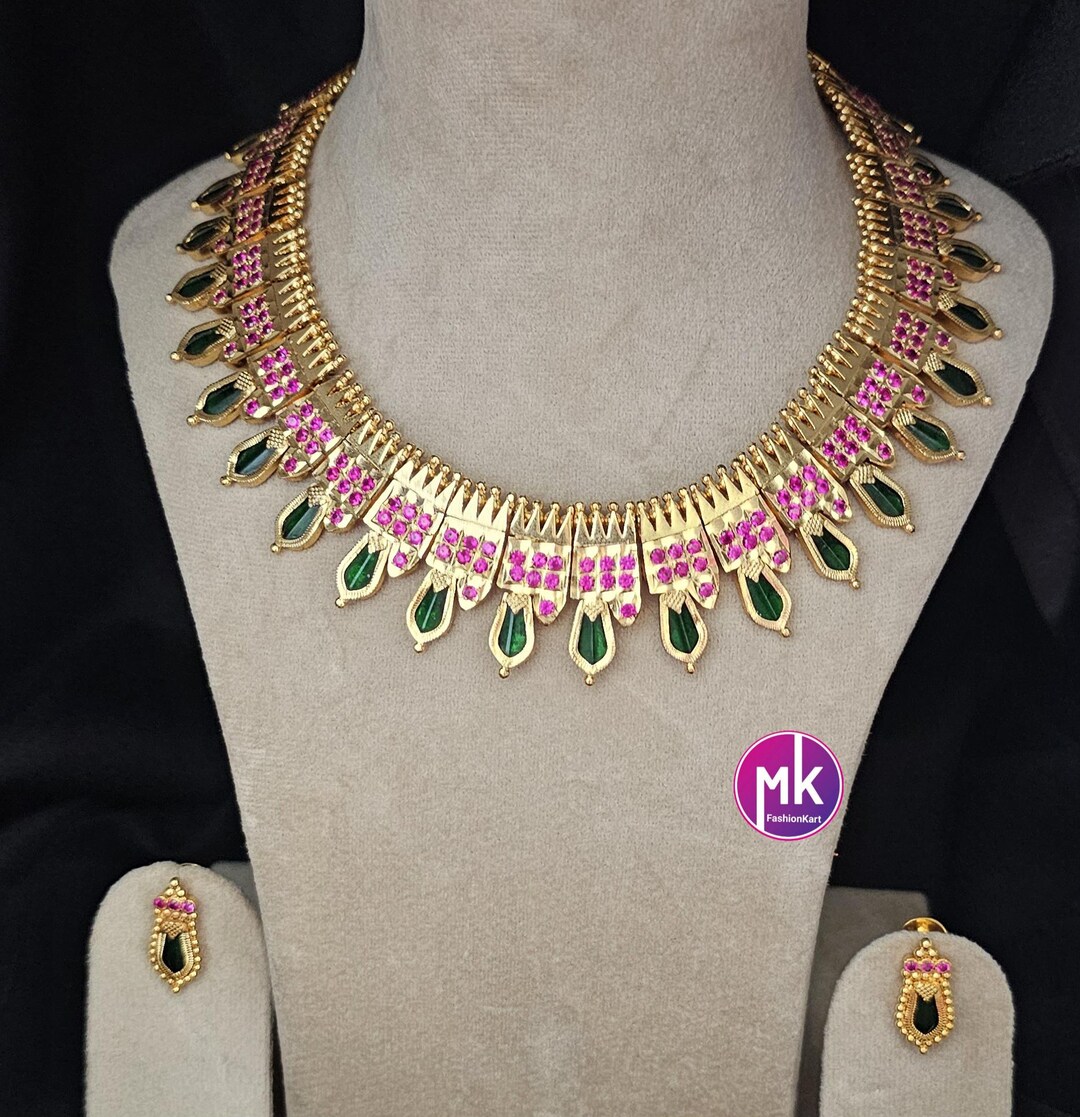 Traditional Bridal/wedding Kerala Style Gold Finish Palakka Big ...