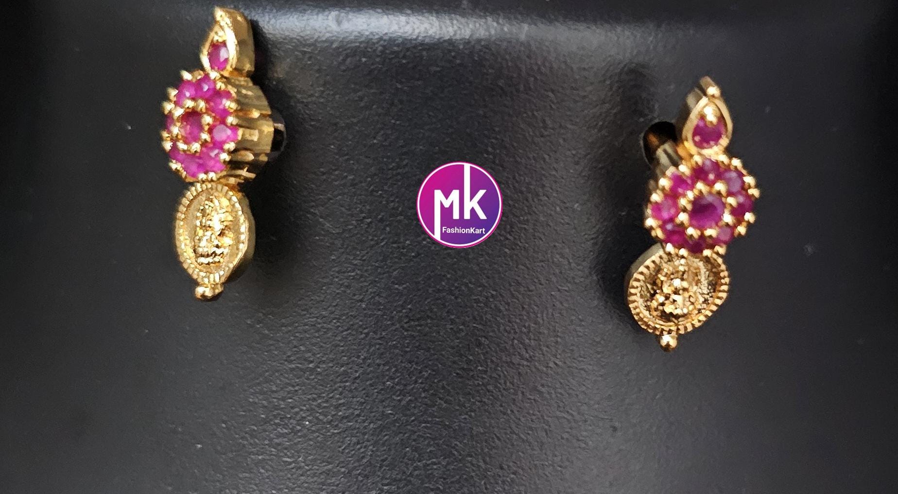 Lakshmi Premium Quality Combo Ruby AD Gold Finish Combo Set - Gold ...