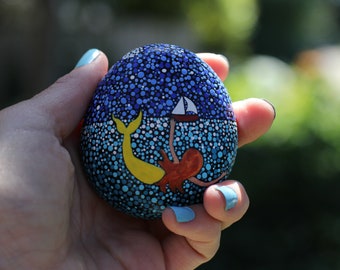 Mermaid stone | Etsy