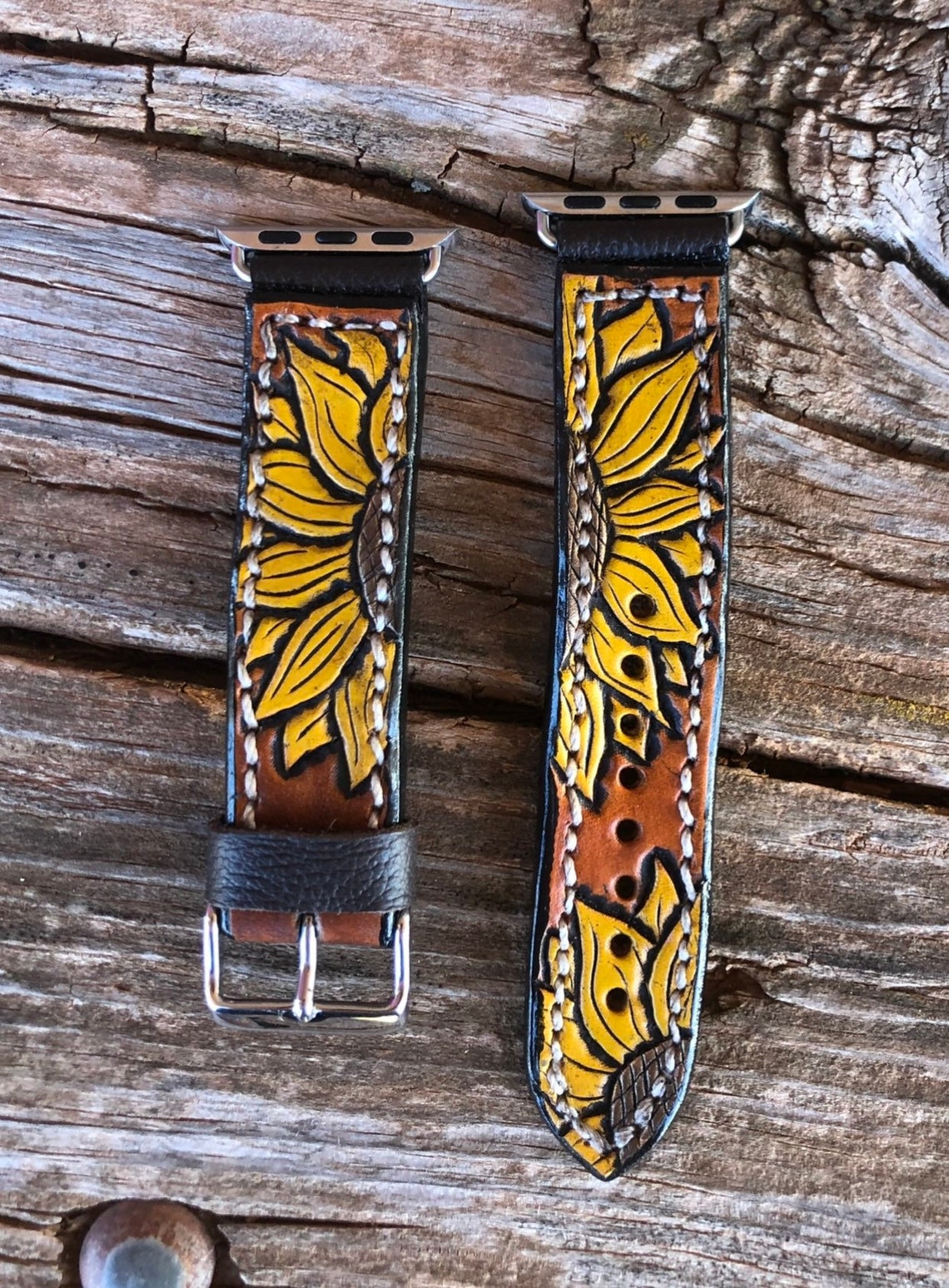 Custom Tooled Watch Band - Etsy