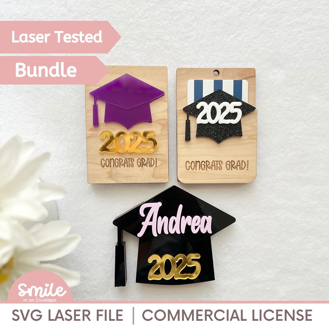 Graduation Gift Card Holder SVG Bundle I Gift Card Holder SVG I ...
