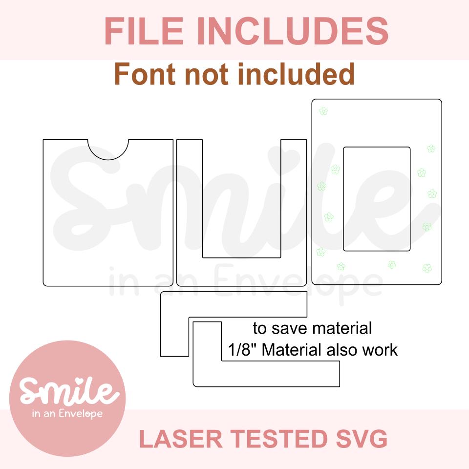 Daisy 2x3 Photo Frame SVG: Laser Cut File (digital Download) - Etsy