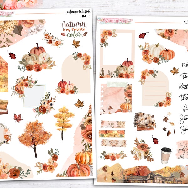 Autumn Stickers - Etsy