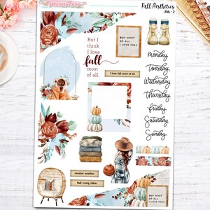 Fall Aesthetics - Stickers/layering Sticker Kit-journal - Etsy